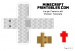 Chicken - Printable Minecraft Chicken Papercraft Template