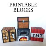 Minecraft Printable Papercraft Blocks - SET 2