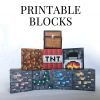 Minecraft Printable Papercraft Blocks - SET 4