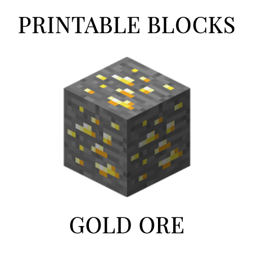 Minecraft Ore Chart Printable